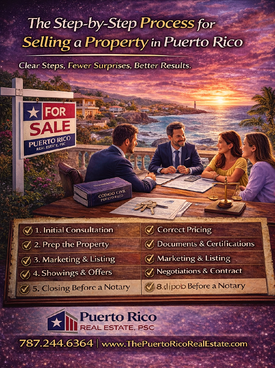 Step-by-Step Process to Sell Property in Puerto Rico