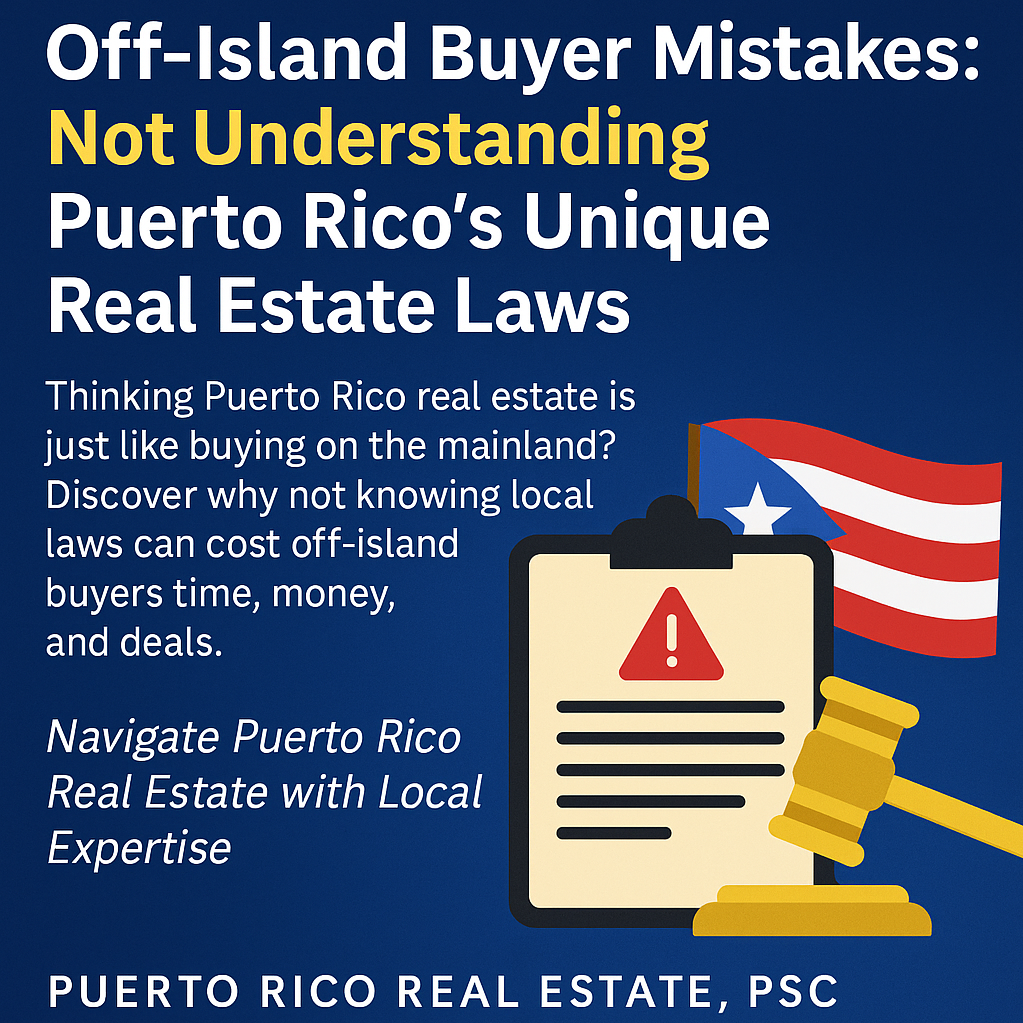 Mistakes Off-Island Buyers Make in Puerto Rico Laws